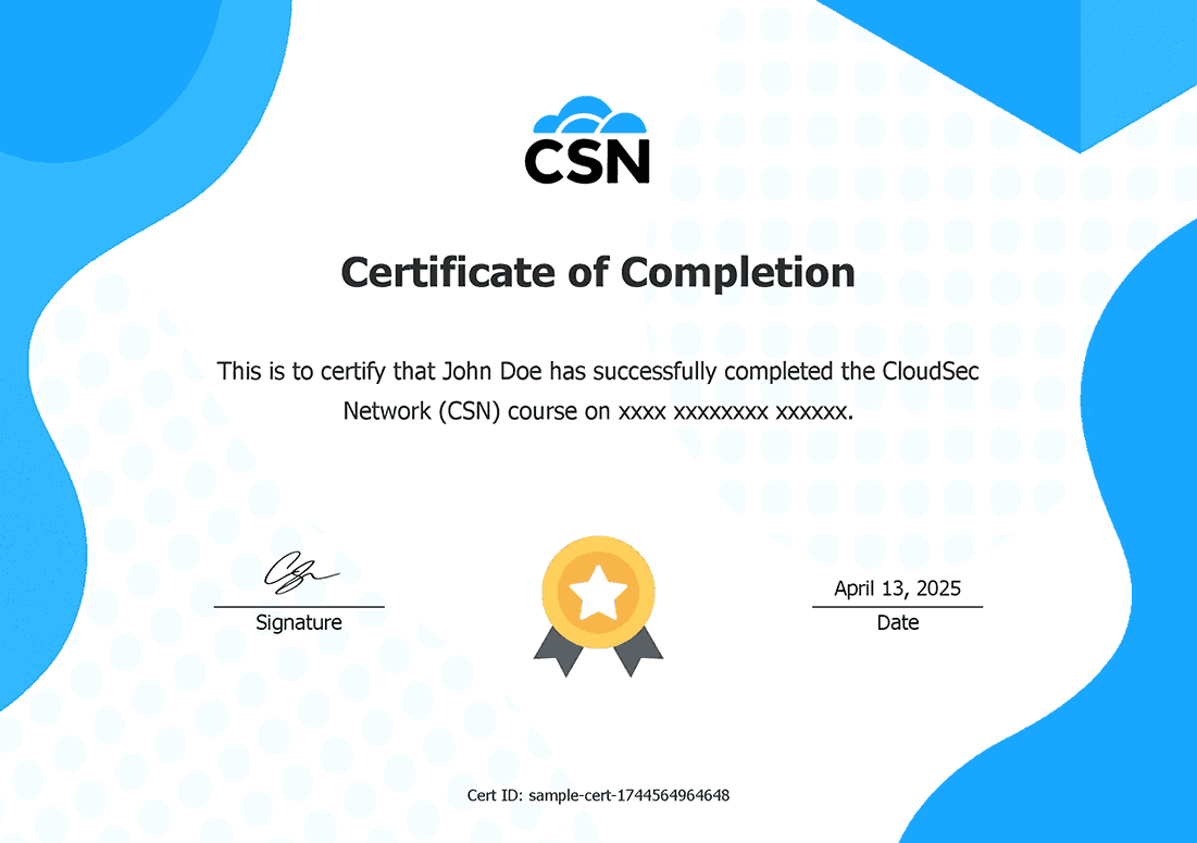 LMS | CloudSec Network (CSN)